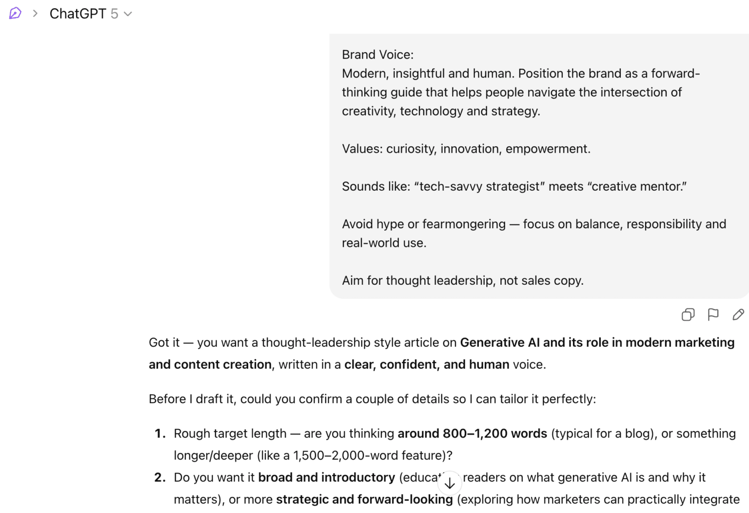 A Guide to Using Generative AI in Content & Copywriting